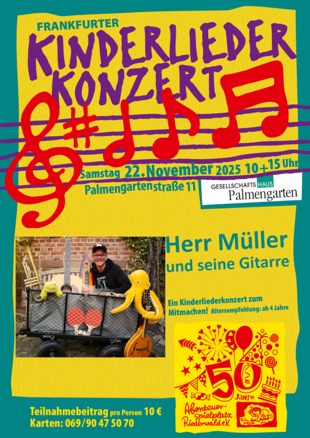 Entdeckt die Veranstaltung Kinderliederkonzert mit Herr Müller und ...