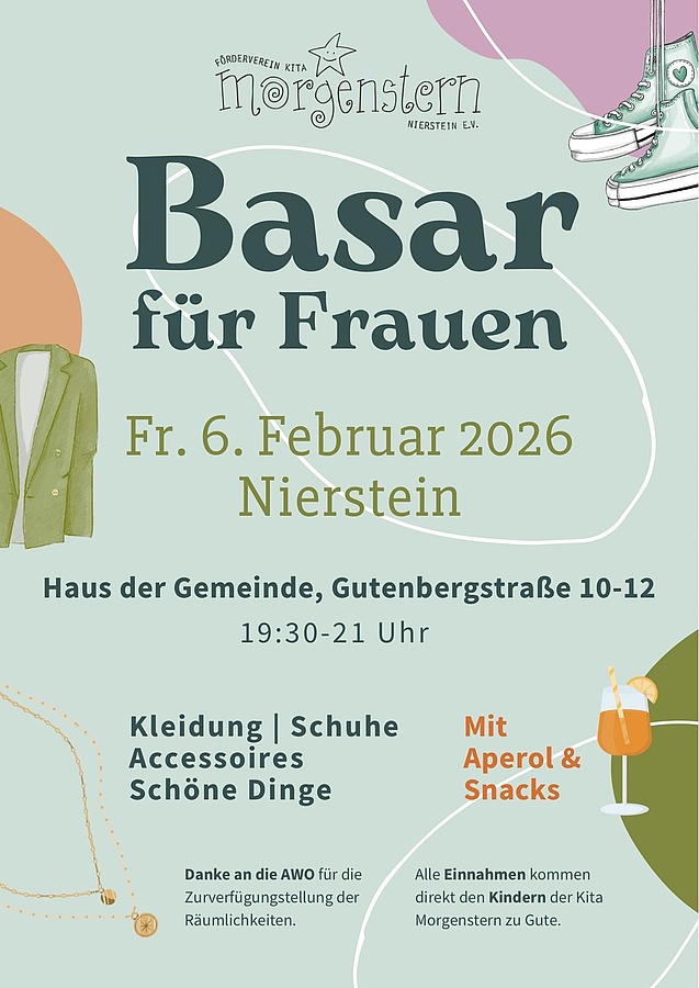 Entdeckt die Veranstaltung Basar für Frauen in Nierstein - RheinMain4Family